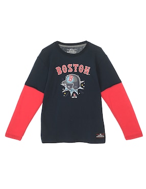 Playera deportiva MLB Boston Red Sox para niño